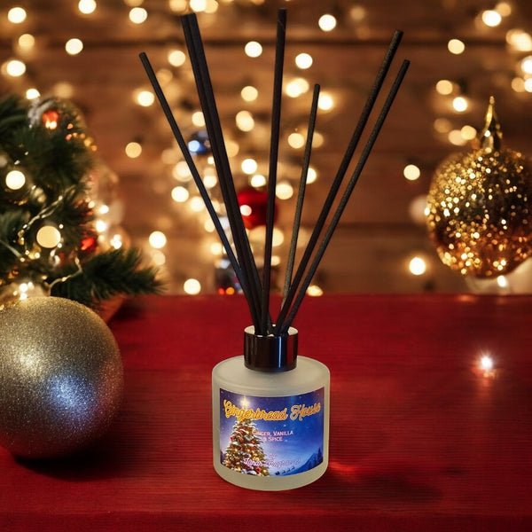 Gingerbread House Reed Diffuser | Christmas Reed Diffuser – Lunar ...
