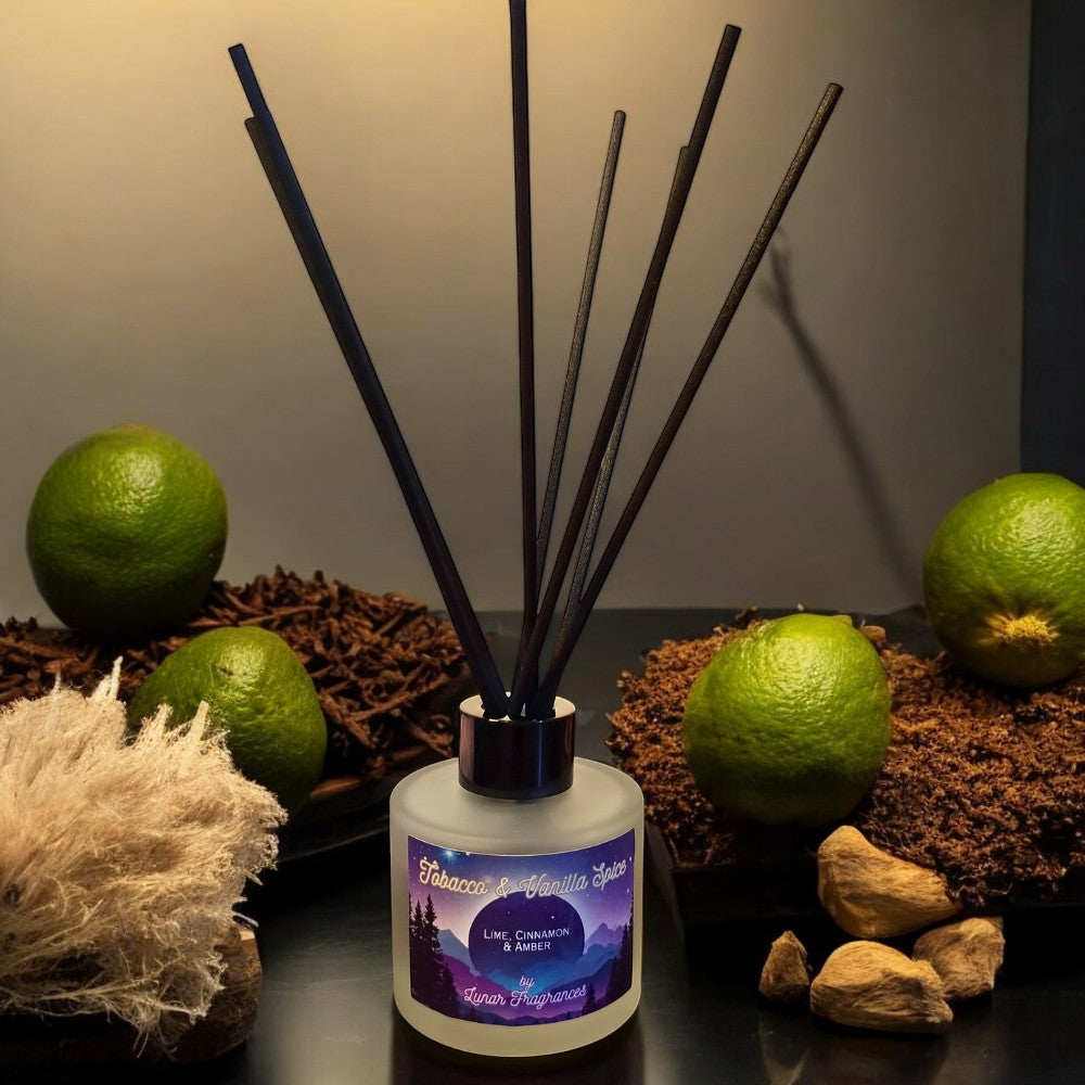 Tobacco & Vanilla Spice Reed Diffuser | Vegan-Friendly – Lunar Fragrances